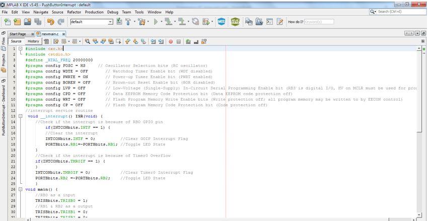 Implement Pushbutton and Timer Interrupts. Build | Chegg.com