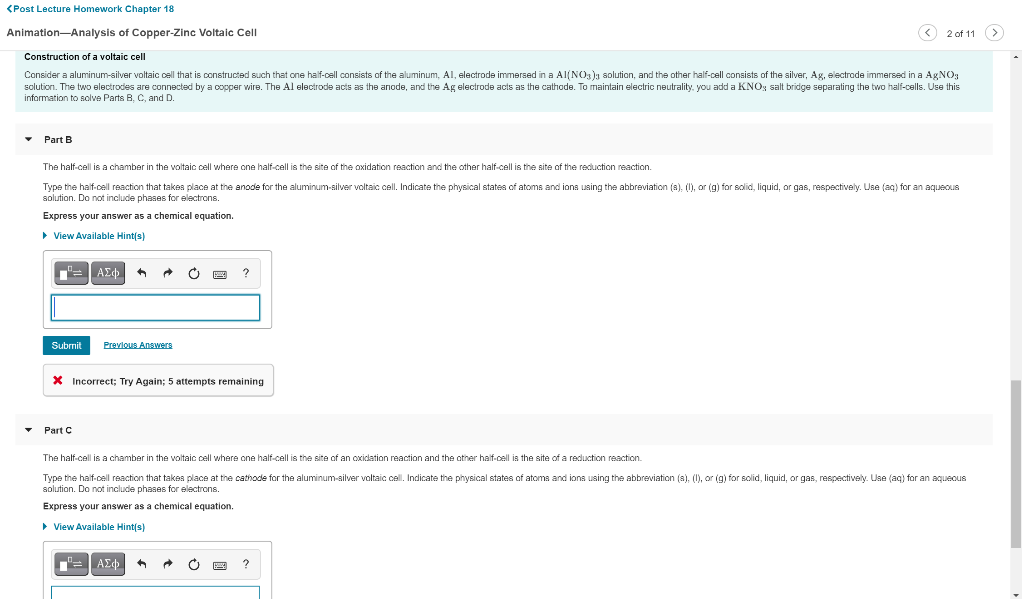 Solved > Post Lecture Homework Chapter 18 Animation-Analysis | Chegg.com
