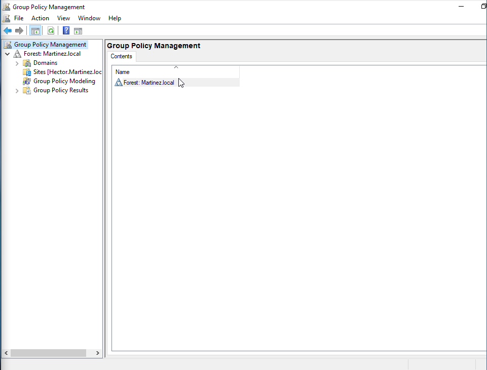 Solved - Group Policy Management File Action View Window | Chegg.com