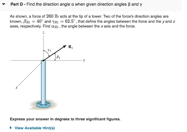 Solved Learning Goal: Review Part A - Resultant of adding F1 | Chegg.com