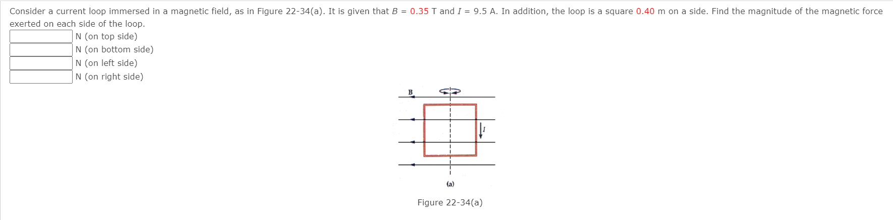 Solved Consider a current loop immersed in a magnetic field, | Chegg.com