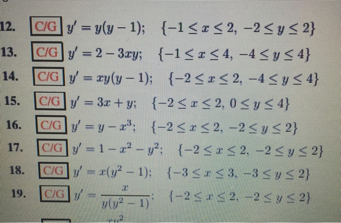 Solved In exercises 12-22 construct a direction field and | Chegg.com