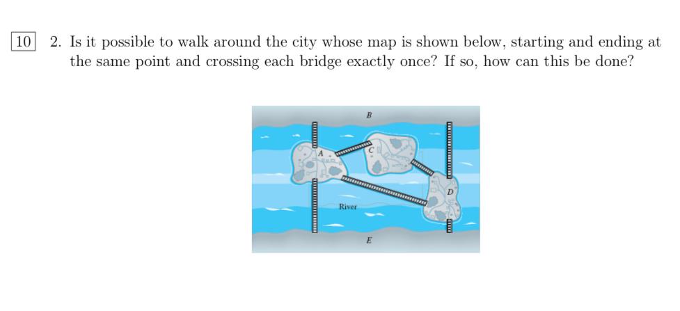 [Solved]: 2. Is it possible to walk around