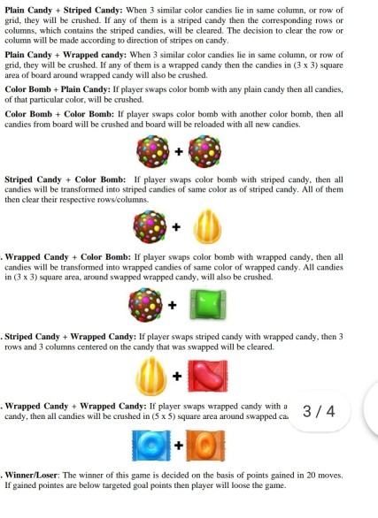 write c++ code for Crush Plain Candies in Which when | Chegg.com