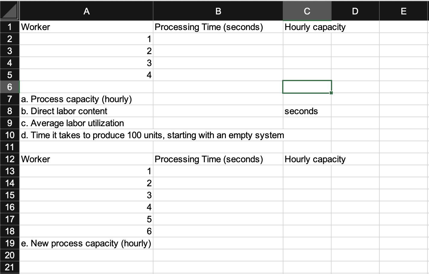 Solved Q2. 12 Tasks to 4 Workers (30 points, 6 for each | Chegg.com