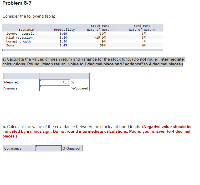 Solved Consider the following table: a. Calculate the values | Chegg.com