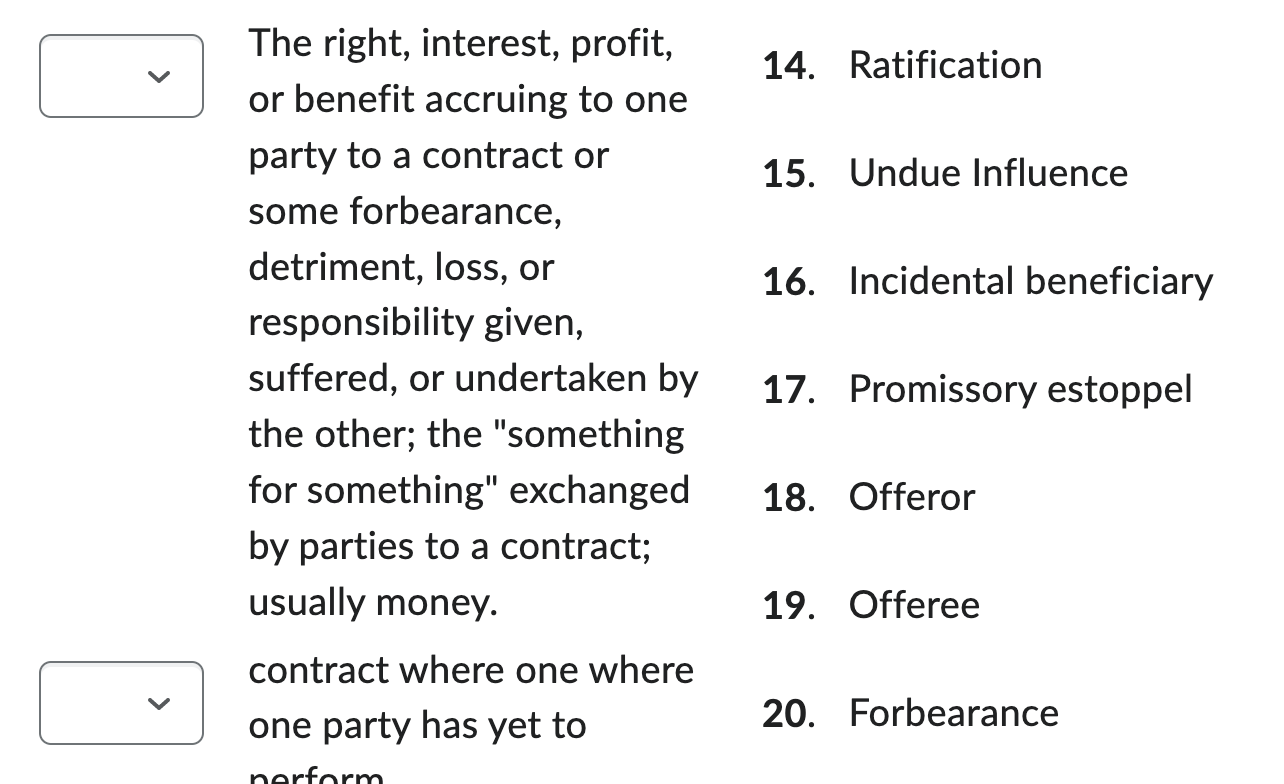 Solved Match the term to the correct definition. misleading | Chegg.com