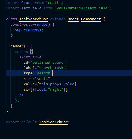 Solved I have a search bar, whenever I input something into | Chegg.com