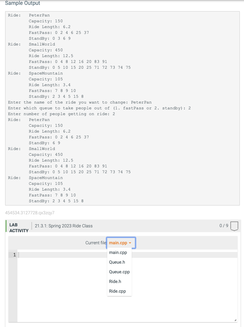 Solved Implement the Rlde class. The constructor with no | Chegg.com