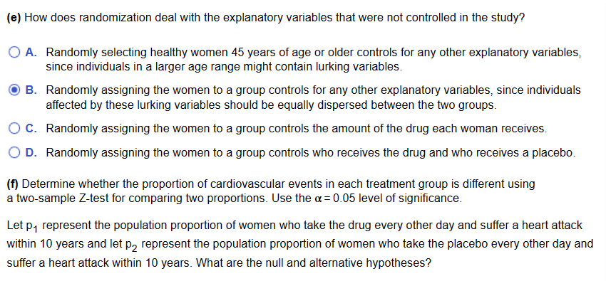 Solved What is the sample? Select all that apply. A. All | Chegg.com