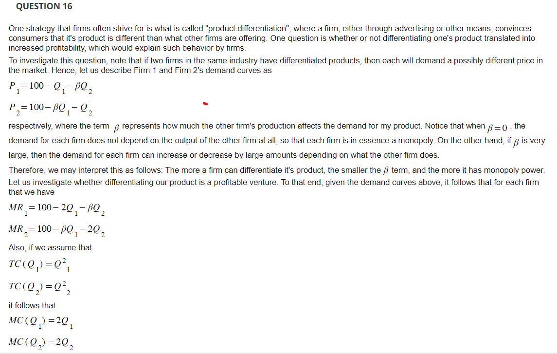 Solved One strategy that firms often strive for is what is | Chegg.com