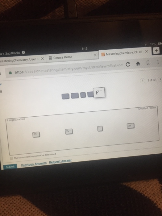 Solved Choose the element with the more negative (more | Chegg.com