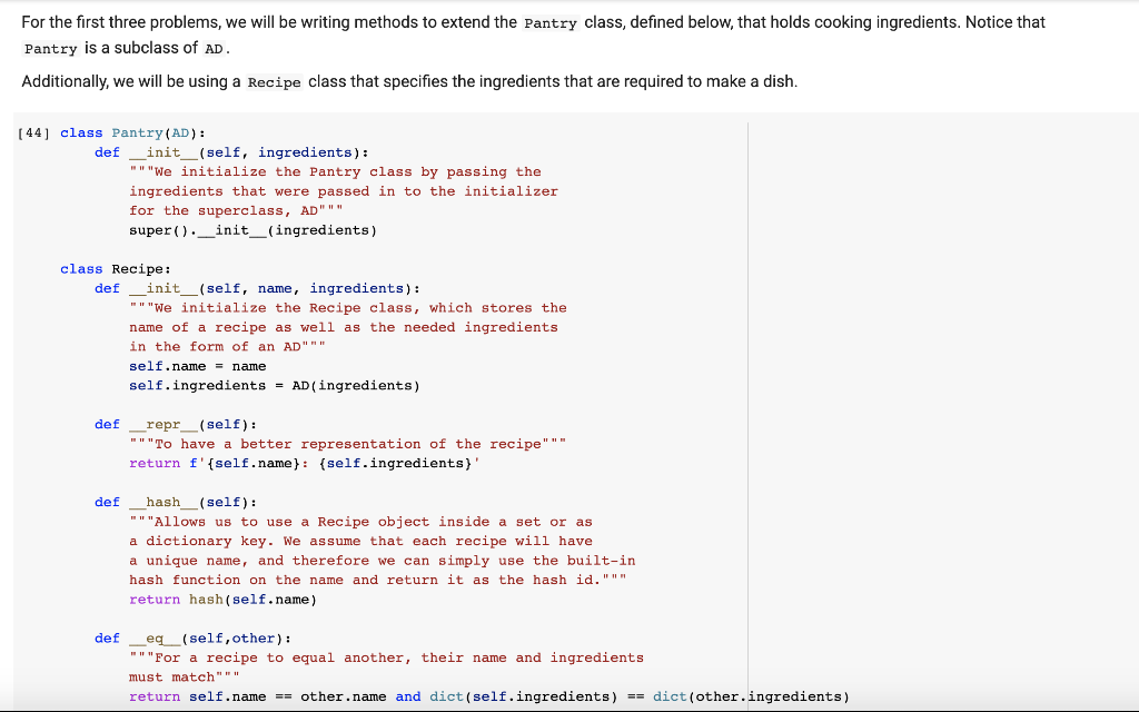 Solved - Arithmetic Dictionaries In this assignment, we will | Chegg.com