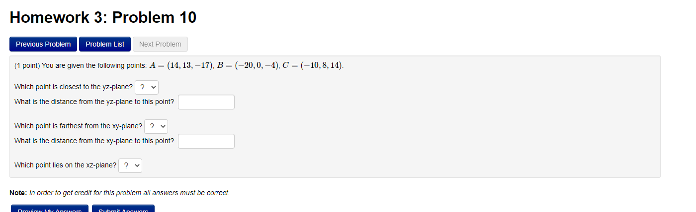 Solved Homework 3: Problem 10 Previous Problem Problem List | Chegg.com