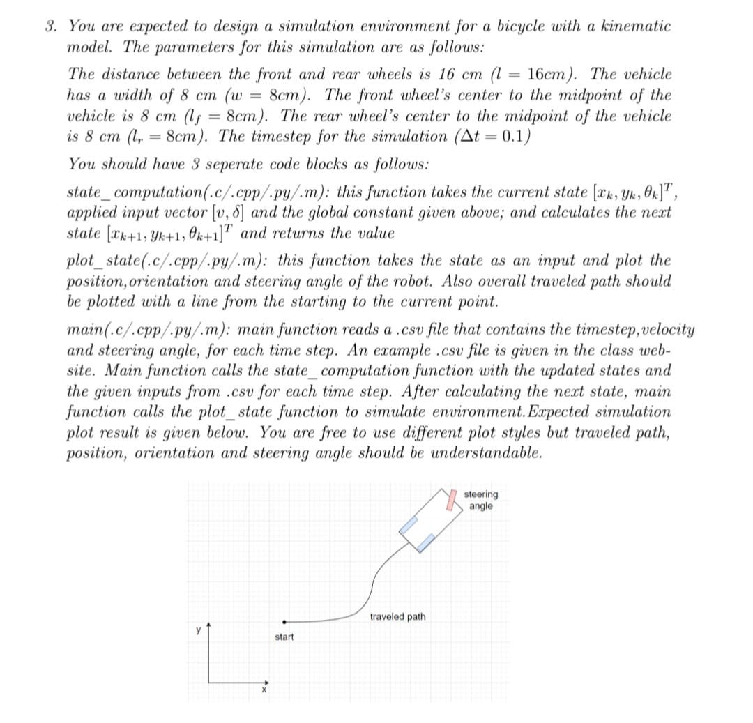 Solved you are expected to write a simulationcode consisting | Chegg.com