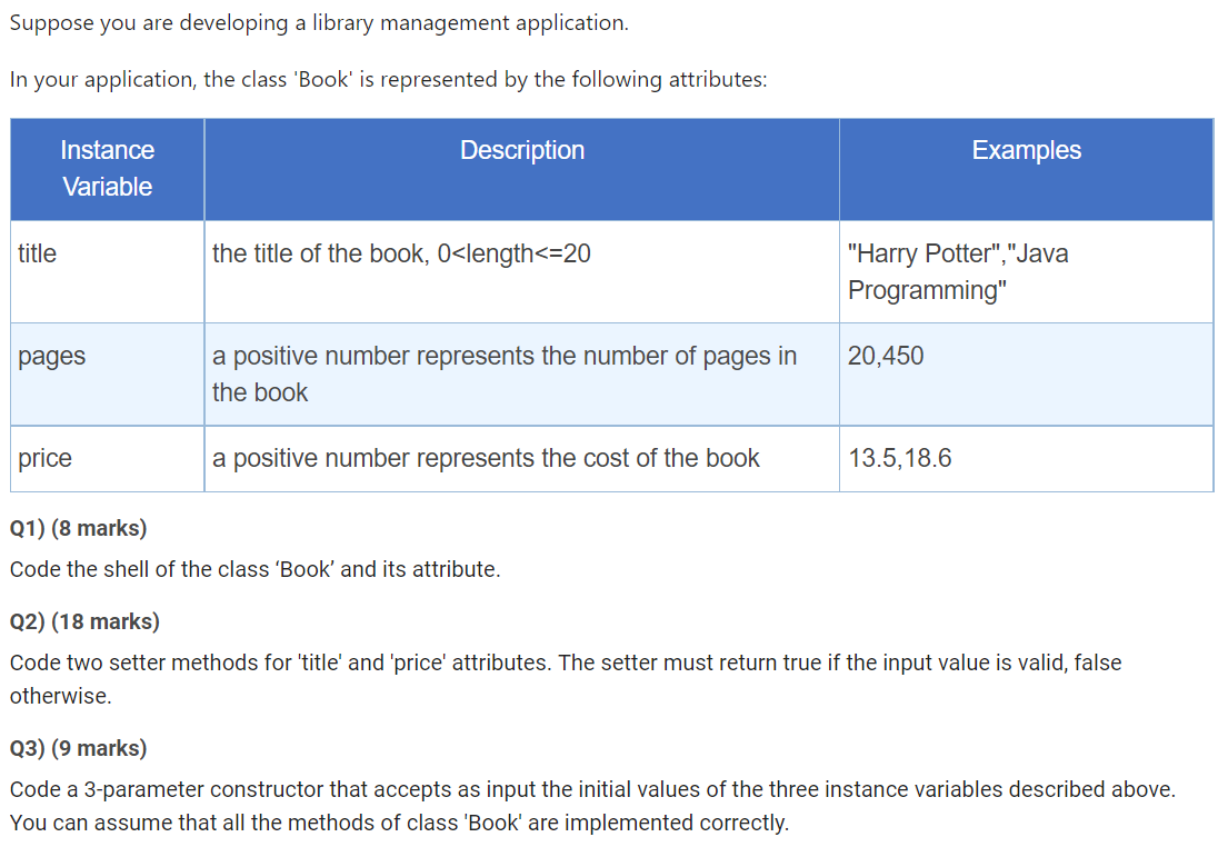 Solved Suppose you are developing a library management | Chegg.com