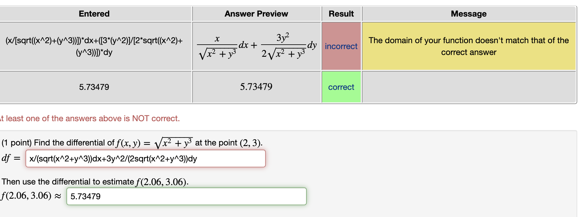 Solved (1 point) Check that the point (-1, 1, 1) lies on | Chegg.com