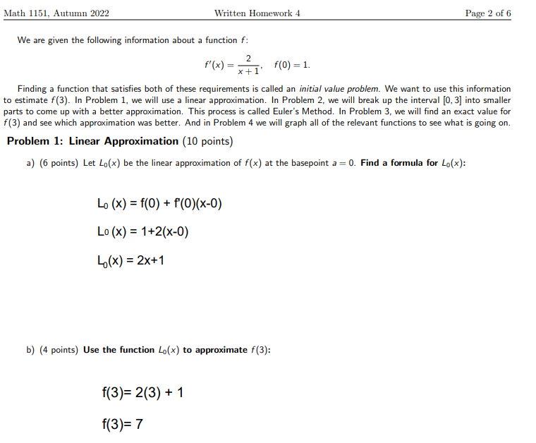 Please solve Problem 2 -> a, b, c, & d. They are on | Chegg.com
