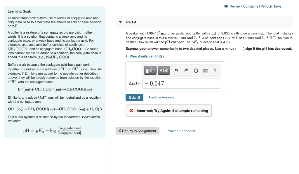 Solved n Review Constants Periodic Table Learning Goal: To | Chegg.com