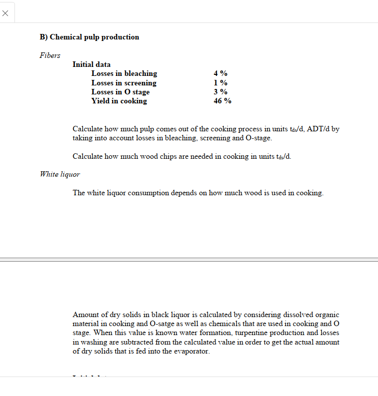 Solved An integrated pulp and paper mill produces two paper | Chegg.com