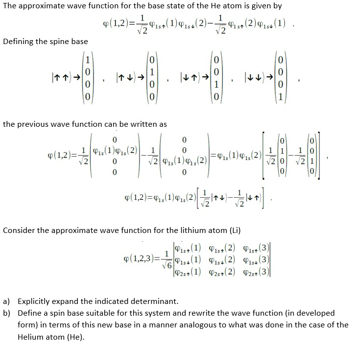 Solved The approximate wave function for the base state of | Chegg.com