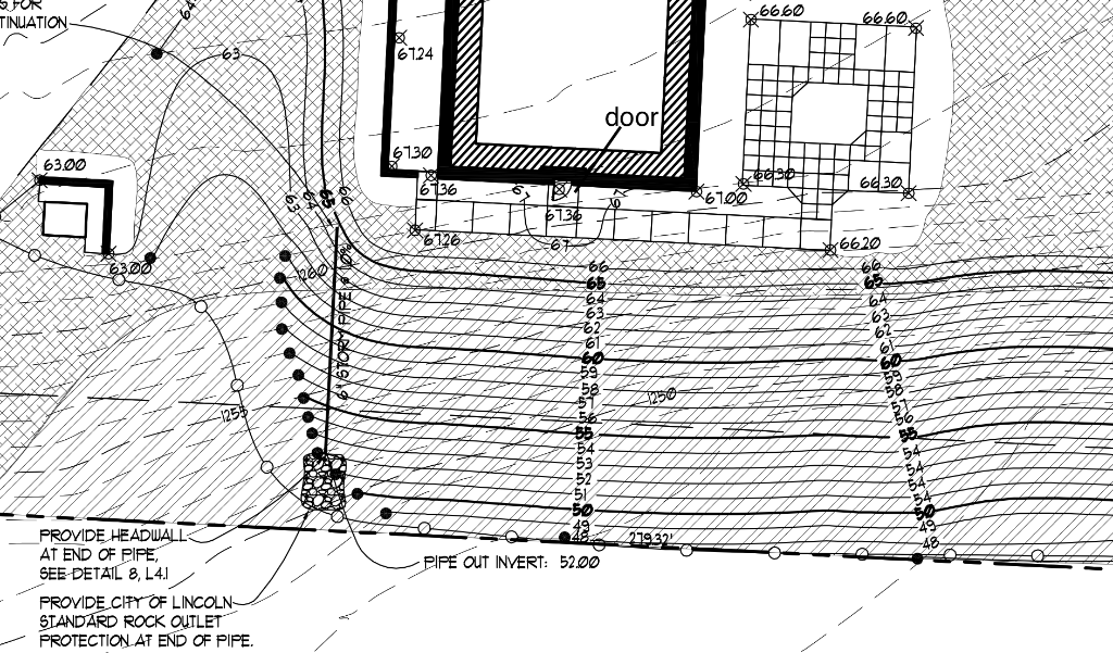 5. Determine the percent slope of the finished grade | Chegg.com