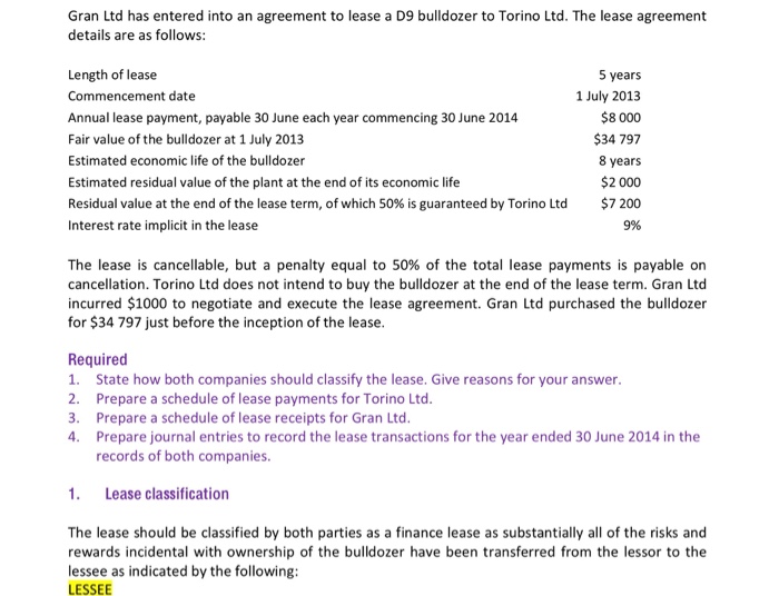 Solved Just explain why for the first question, for lessee | Chegg.com