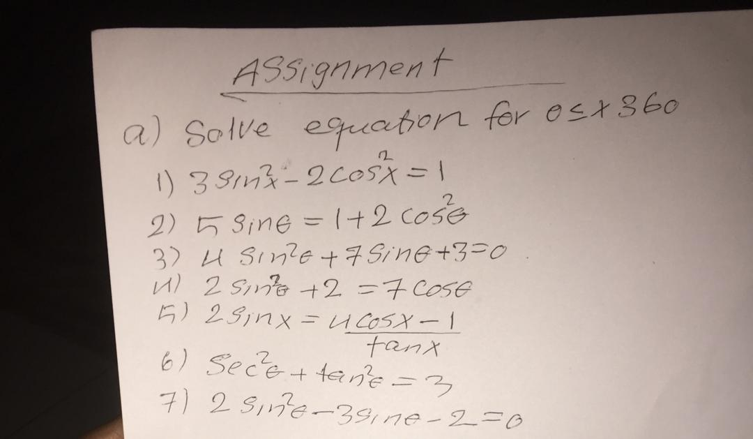 Solved Assignment a) Solve equation for est360 1) 38113-2 | Chegg.com