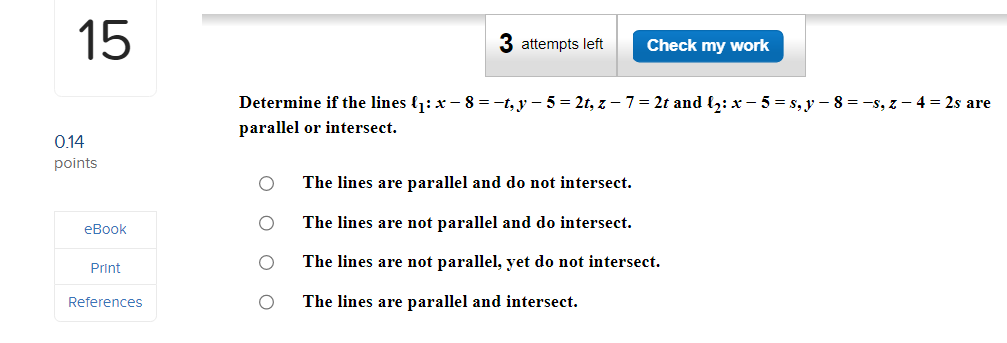 Solved Find the distance between the parallel planes | Chegg.com