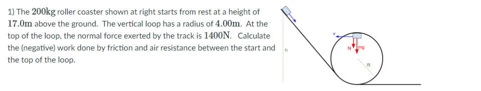 Solved Conservation of energy. Applied physics likely with | Chegg.com