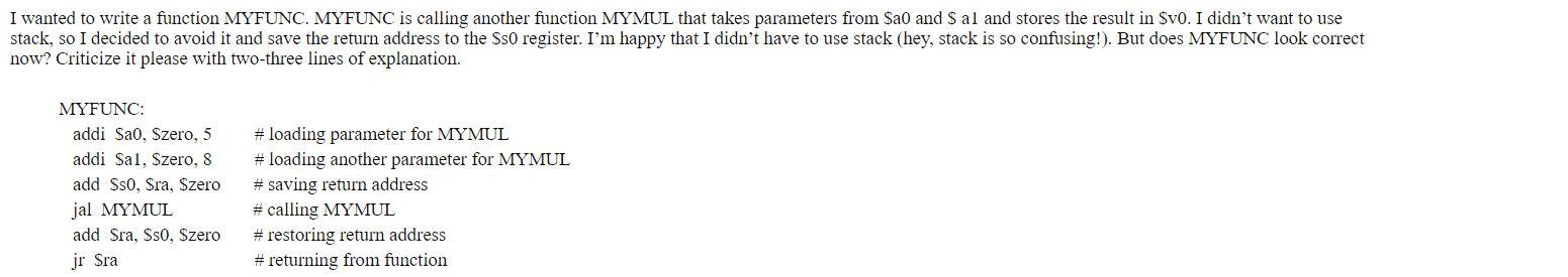 Solved I wanted to write a function MYFUNC. MYFUNC is | Chegg.com