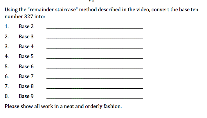Solved Using the “remainder staircase" method described in | Chegg.com