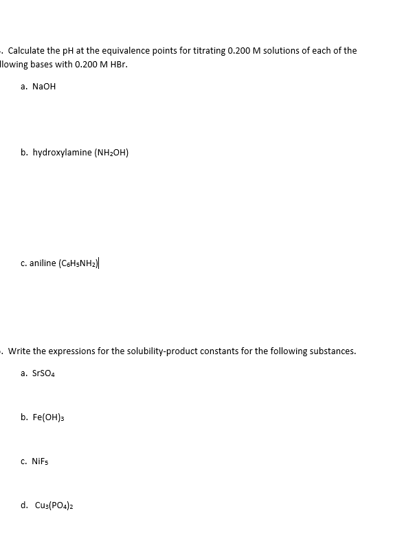 Solved Write the expressions for the solubility-product | Chegg.com