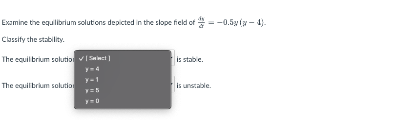 Solved Examine the equilibrium solutions depicted in the | Chegg.com