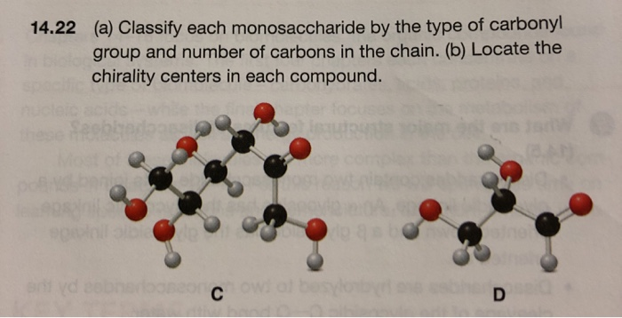 Solved (a) Classify each monosaccharide by the type of | Chegg.com