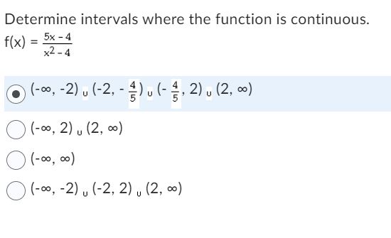 Solved Determine intervals where the function is | Chegg.com