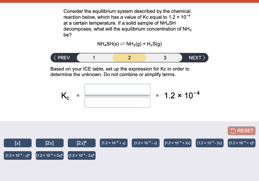 Solved Consider the equilibrium system described by the | Chegg.com