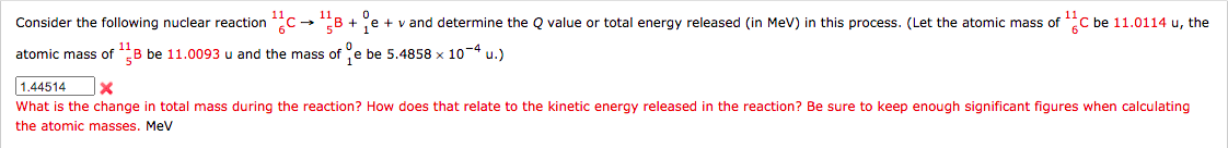 Solved 11 Consider the following nuclear reaction 'C→ 18+ + | Chegg.com