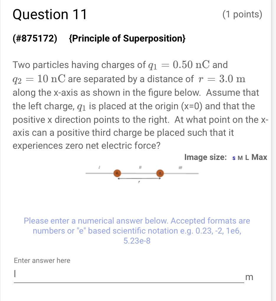 Solved Question 11 (#875172) {Principle of Superposition} | Chegg.com