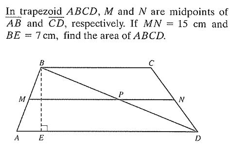 Solved In trapezoid ABCD, M and N are midpoints of AB and | Chegg.com