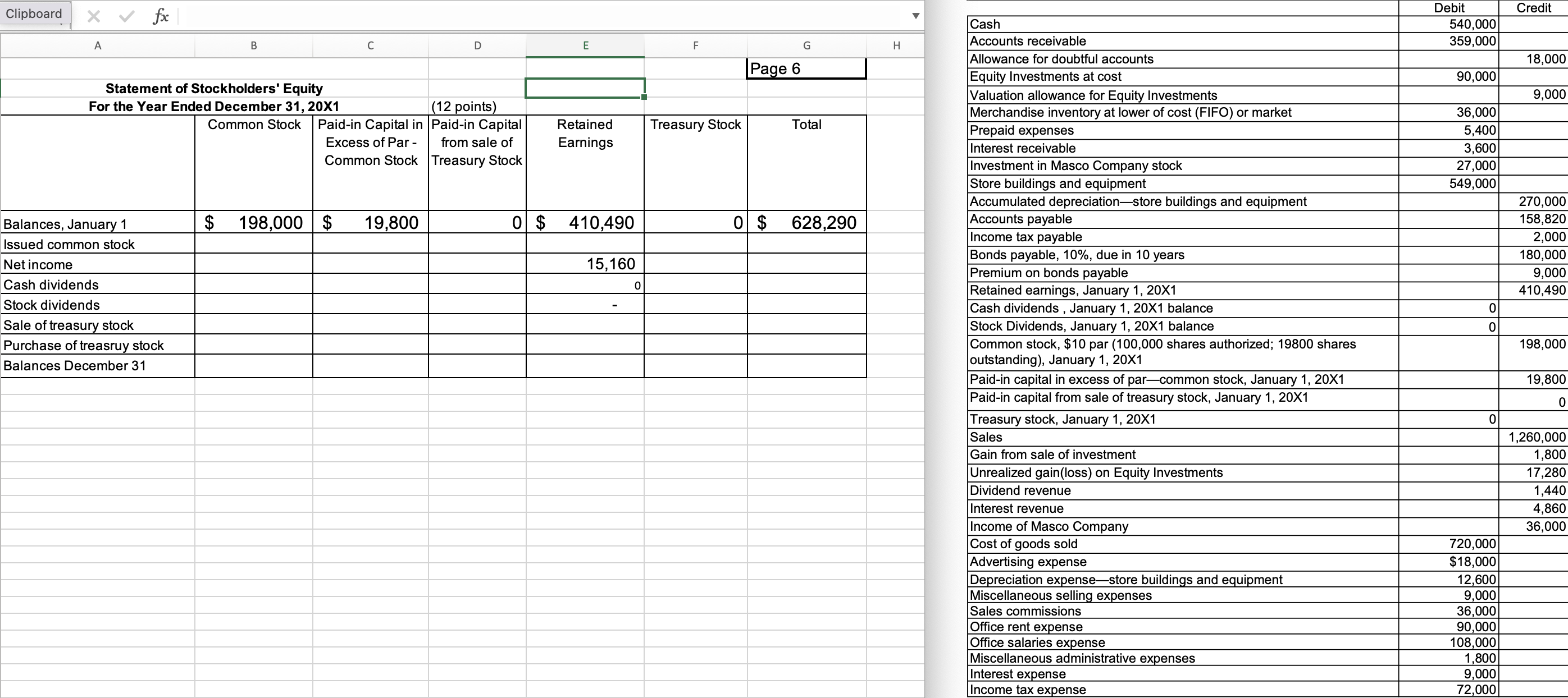 Solved How do I complete the left side table given | Chegg.com