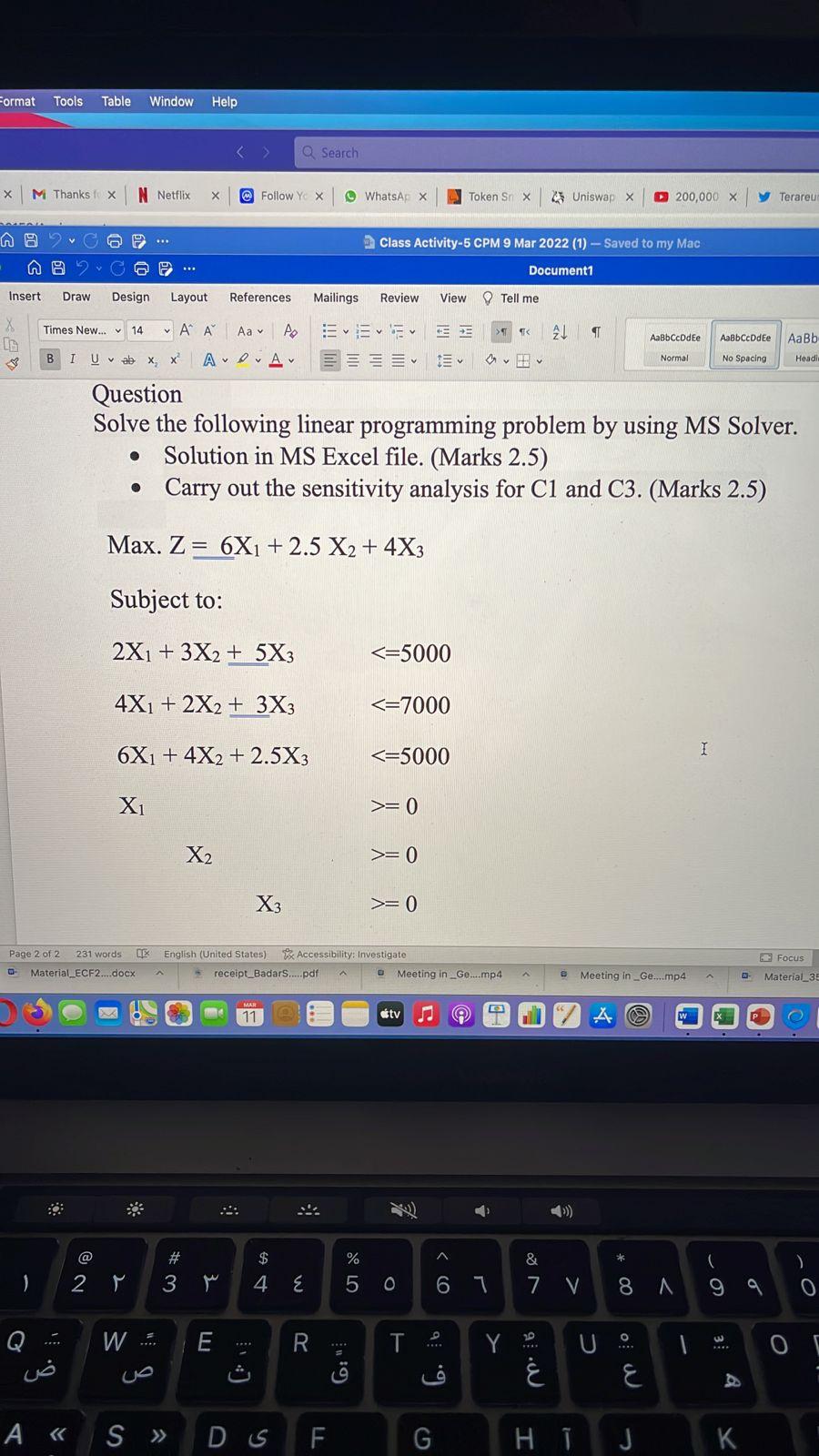 Format Tools Table Window Help Search х X M Thanks x | Chegg.com