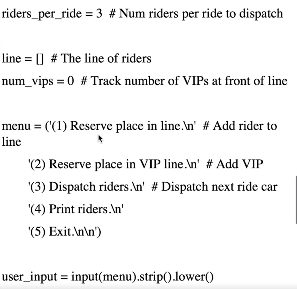 Solved 5. The following (unfinished) program is for a | Chegg.com