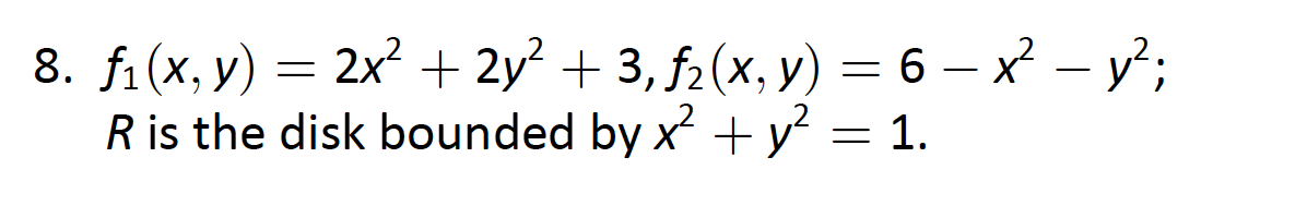 Solved In Exercises 5−8 Two Surfaces F1 X Y And F2 X Y