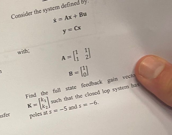 Solved Consider the system defined | Chegg.com
