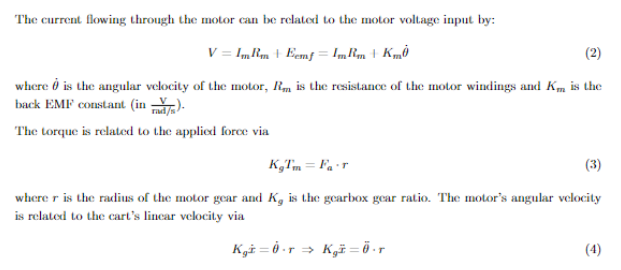 Figure 5 shows the cart's free body diagram. For | Chegg.com