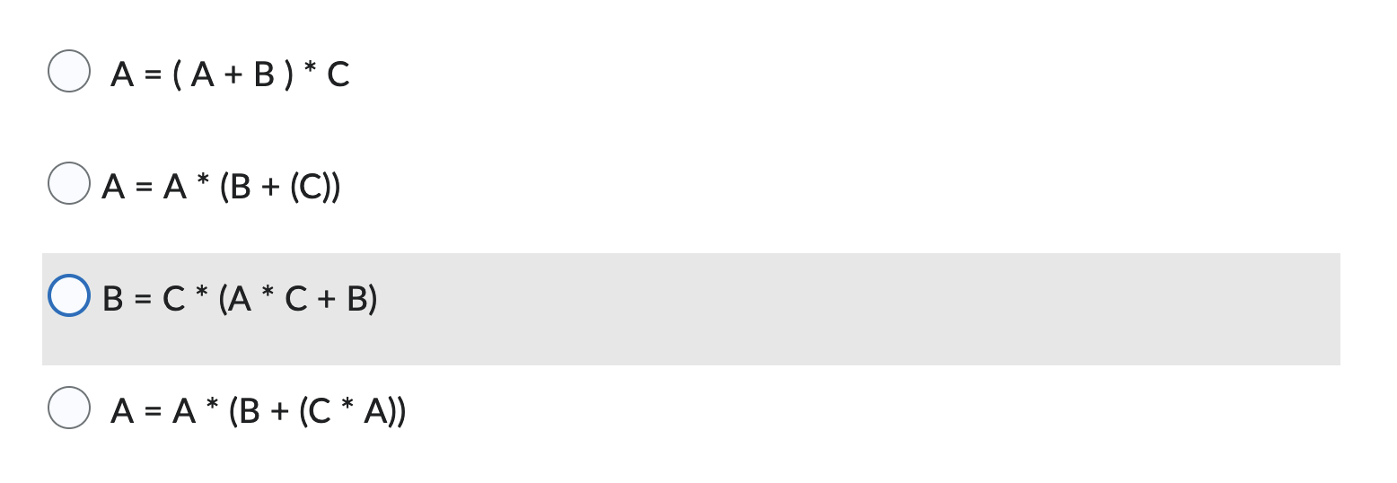 Solved Review the following parse tree and select the | Chegg.com