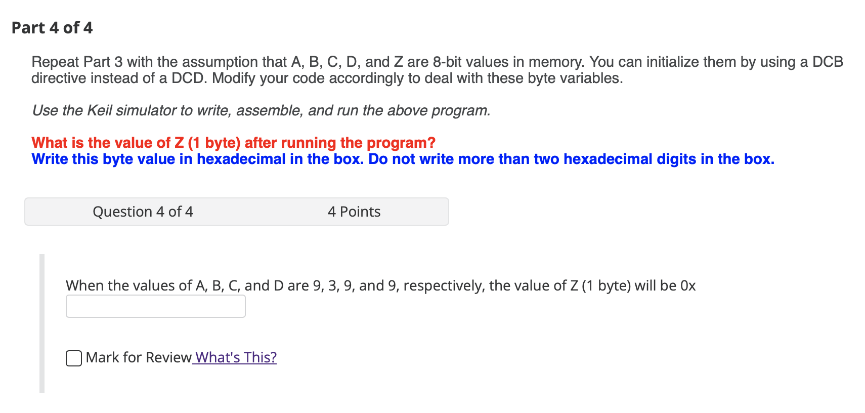 Solved Repeat Part 3 with the assumption that A,B,C,D, and Z | Chegg.com