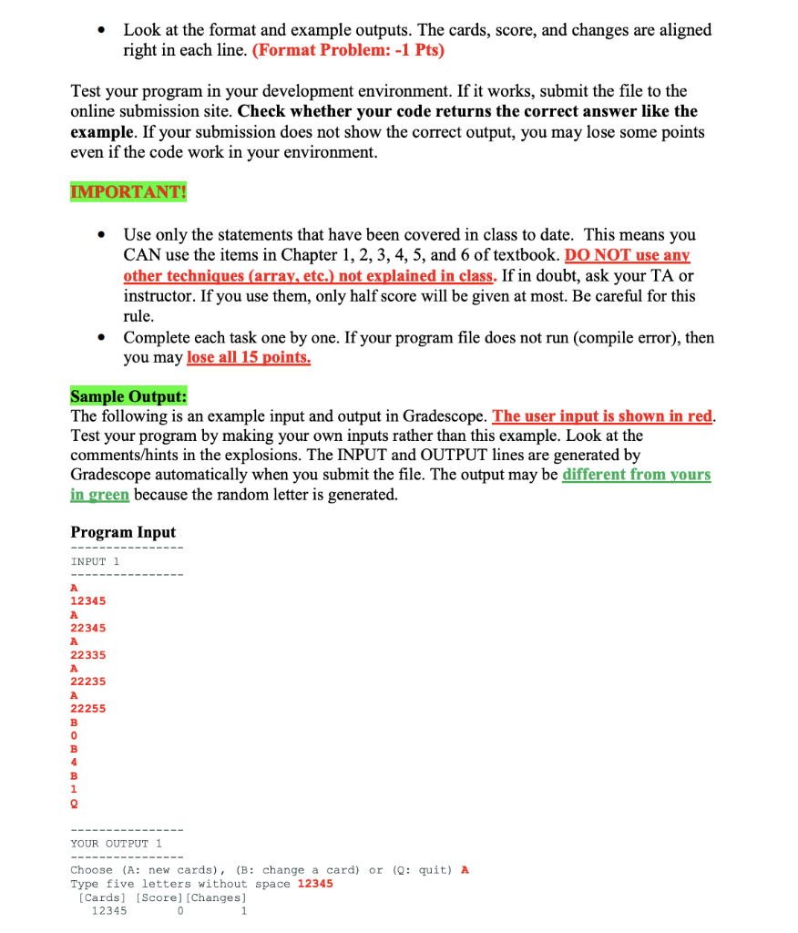 Solved Programming (20 Pts) Write a program called | Chegg.com