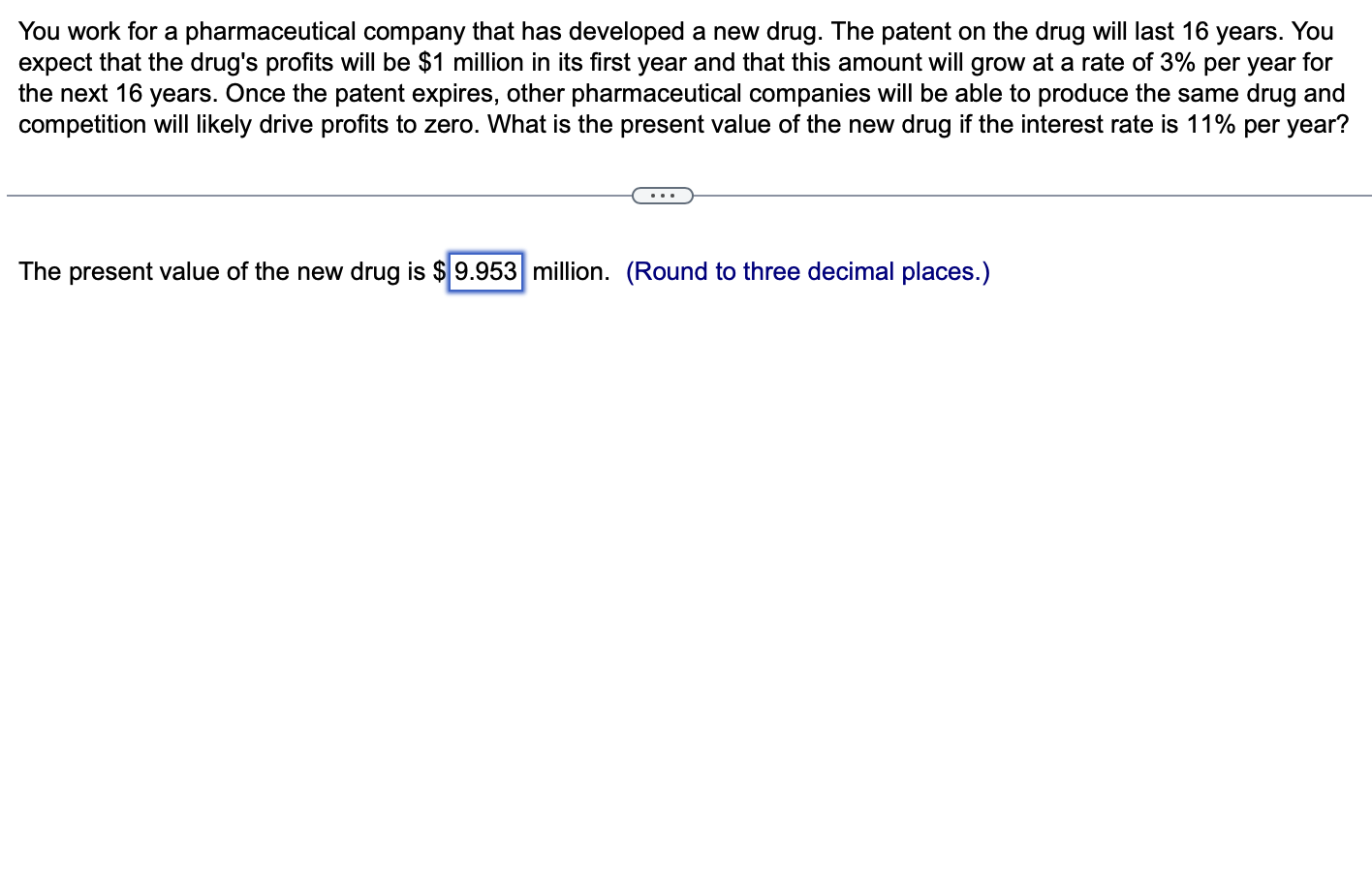 Solved You work for a pharmaceutical company that has | Chegg.com